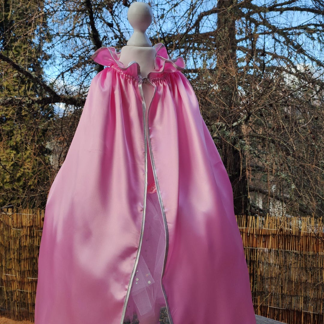 Children's Pink Satin Christmas Cape, Princess Cape, Prince Cape ...