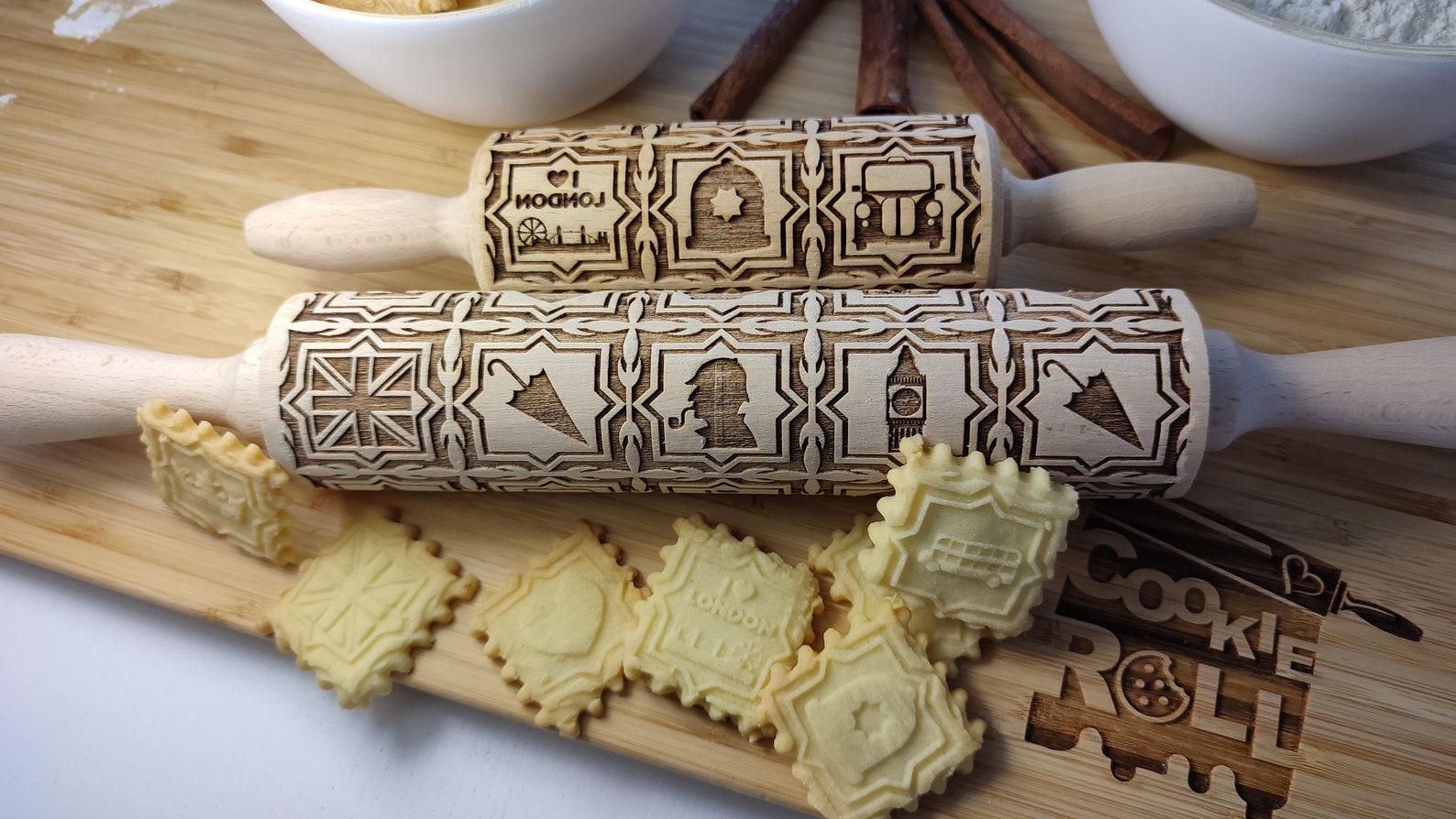 British Pride - Rolling Pin Personalized Pin Rolling Pin United Kingdom ...