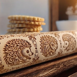 Hedgehogs - Animals Rolling Pins, Cookie Rolling Pins, Decorative ...