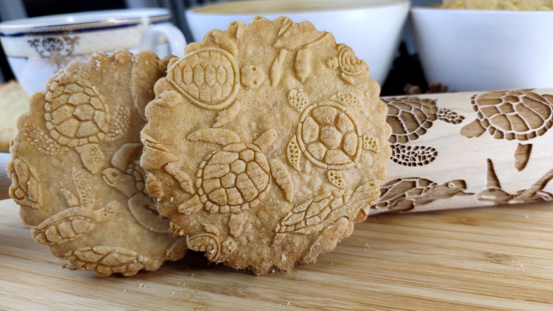 Turtles Rolling Pin Personalized Pin Rolling Pin Animal - Etsy