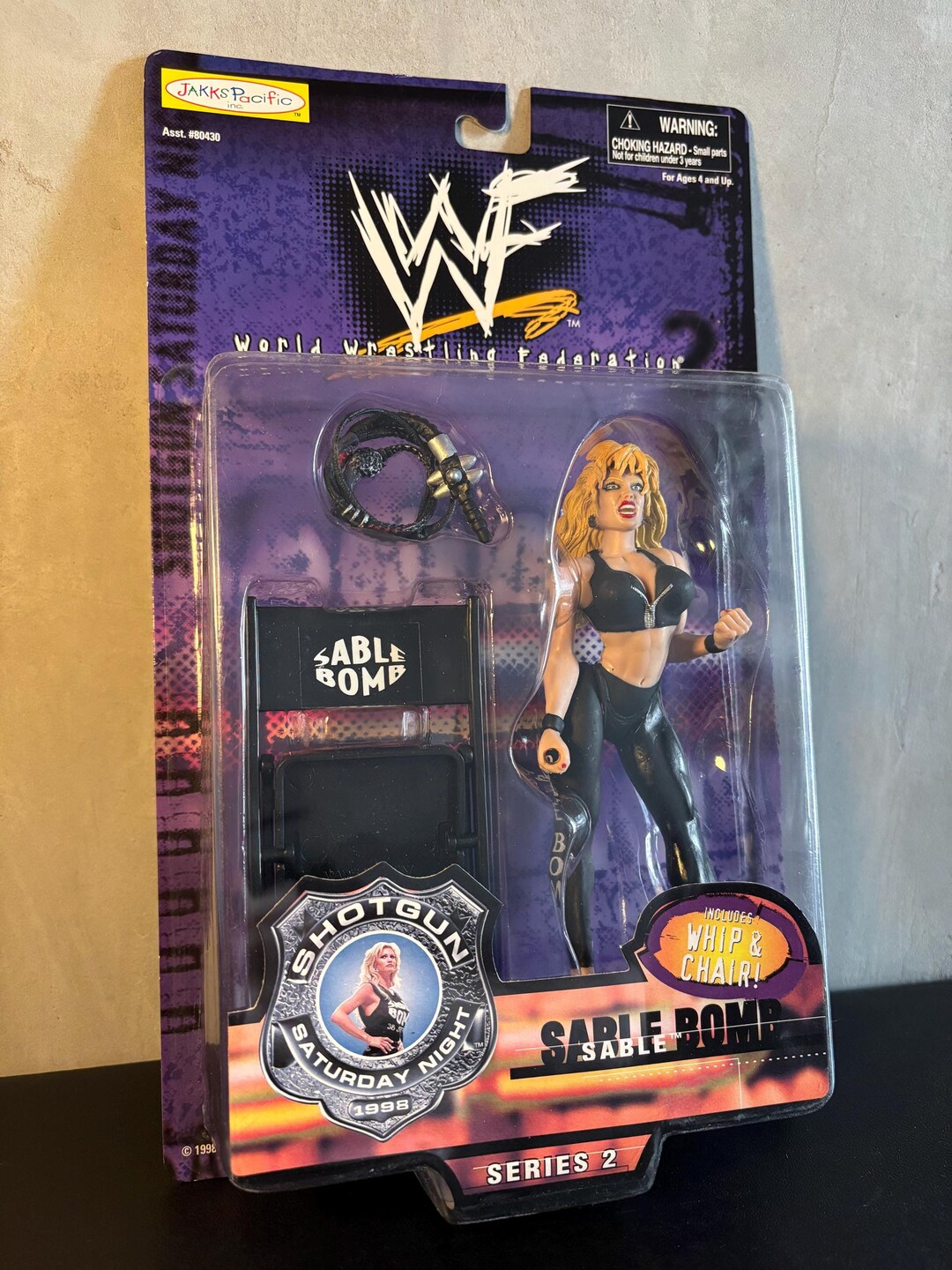 WWF - Sable - Series 2 - Jakks Pacific - Etsy