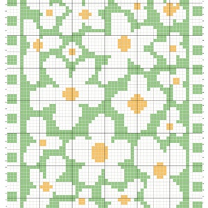 Cute Crochet Flower Tapestry Pattern Digital Download PDF - Etsy