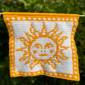 Crochet Sun Tapestry PDF Pattern Download - Etsy