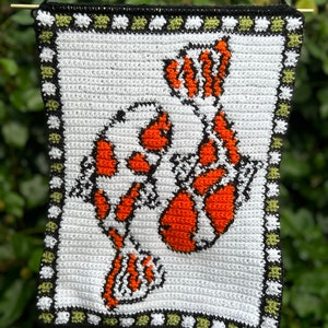 Koi Fish Crochet Tapestry Pattern - Digital Download PDF | Japanese ...