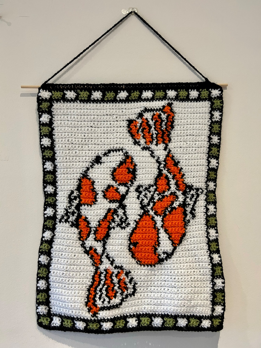 Koi Fish Crochet Tapestry Pattern - Digital Download PDF - Etsy