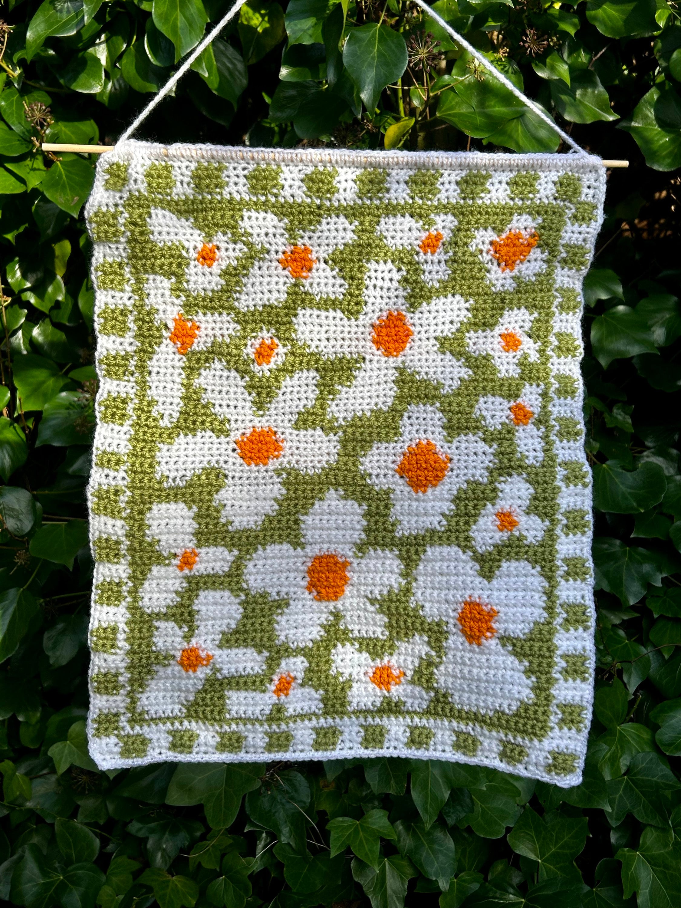 Cute Crochet Flower Tapestry Pattern Digital Download PDF - Etsy