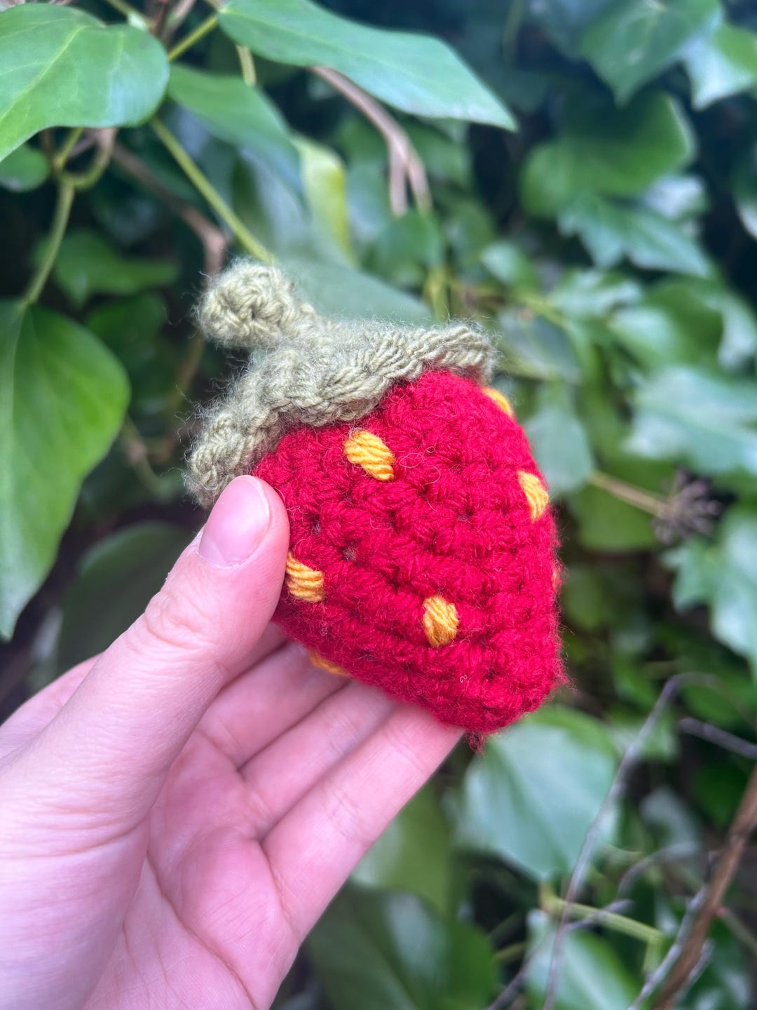 Strawberry Crochet Amigurumi Pattern - Digital Download PDF | Fruit ...