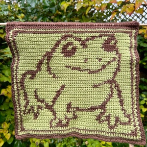 Crochet Frog Tapestry Pattern Digital Download PDF - Etsy