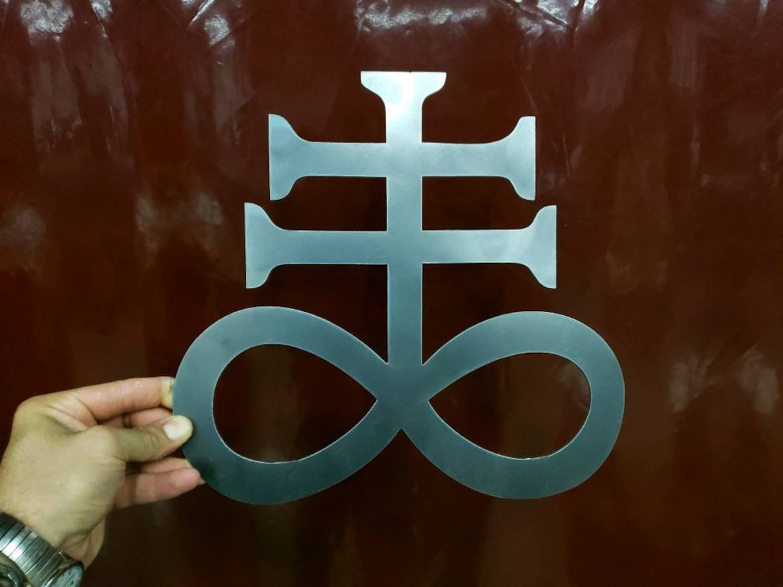 Leviathan Cross Metal Decor - Etsy