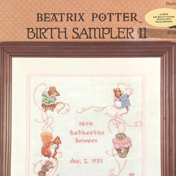 Birth Sampler - Etsy