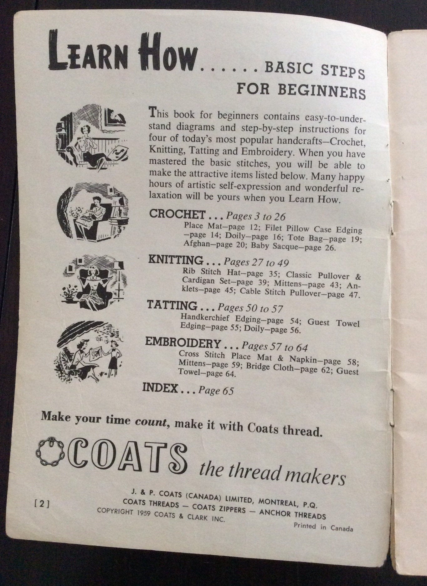 Coats the Thread Maker Learn How Book No 170-B | Etsy