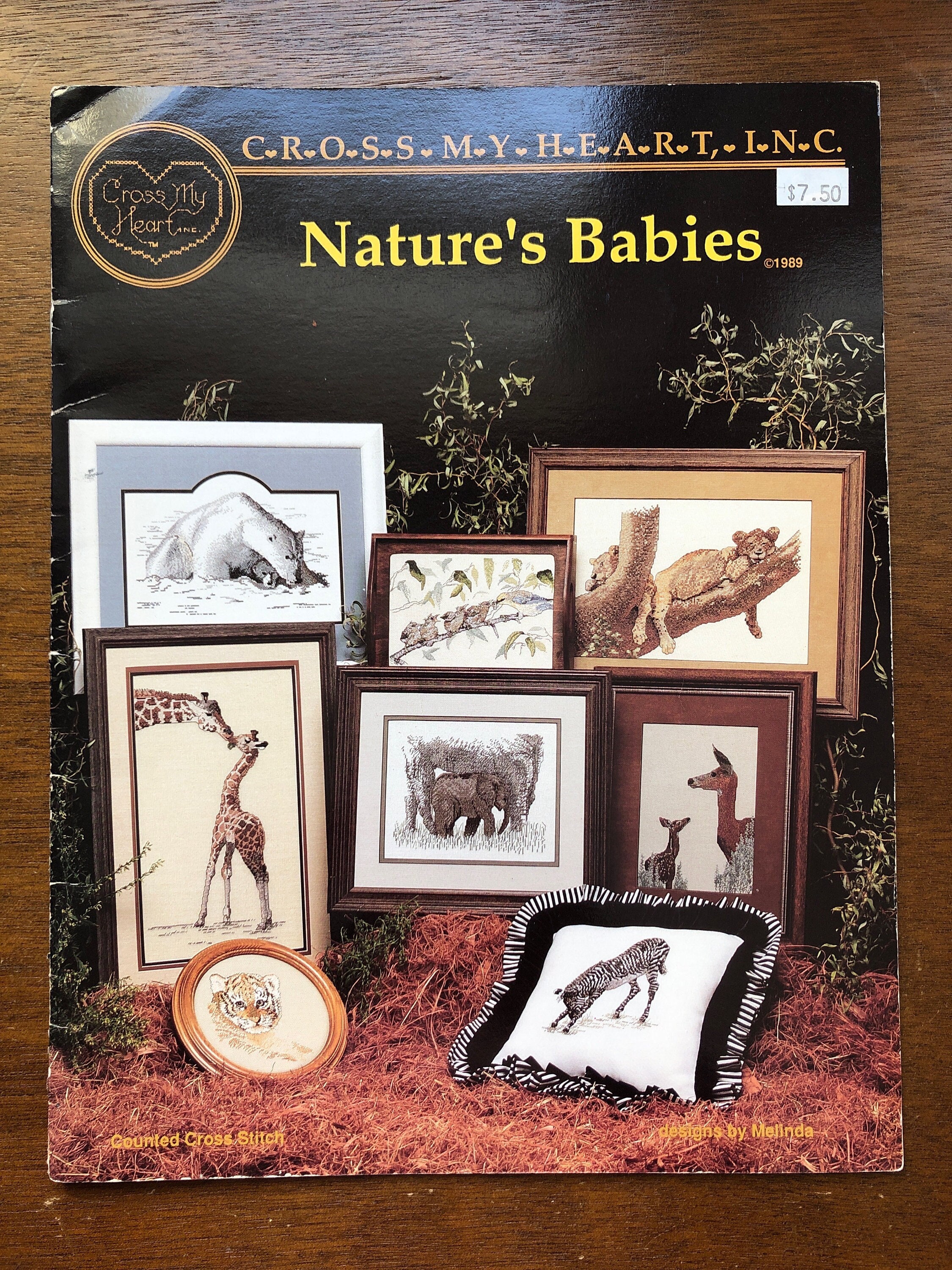 Nature's Babies Cross My Heart Cross Stitch Charts - Etsy