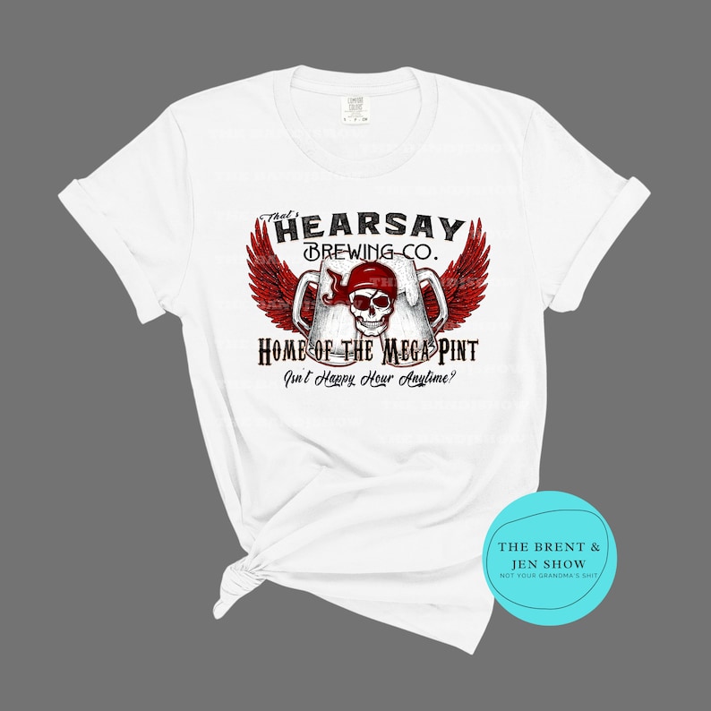 That's Hearsay Brewing Company Home of the Mega Pint - Etsy
