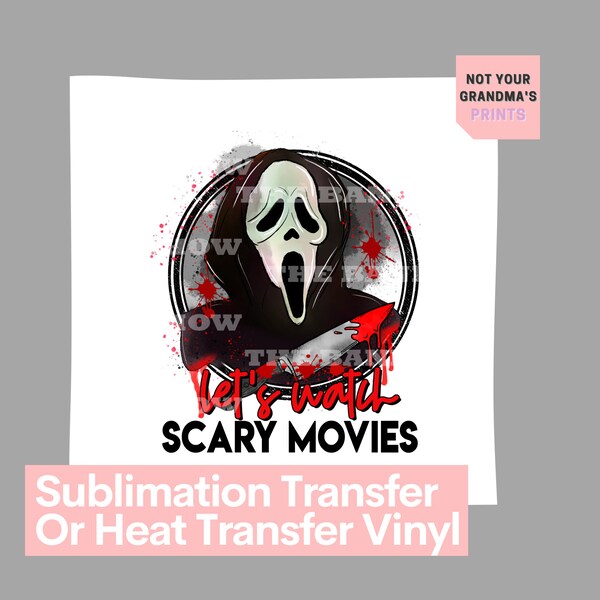 Scary Movie Heat Transfer - Etsy