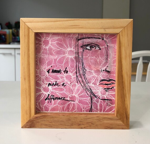 Make a Difference 6 Framed Panel FREE Shipping | Etsy