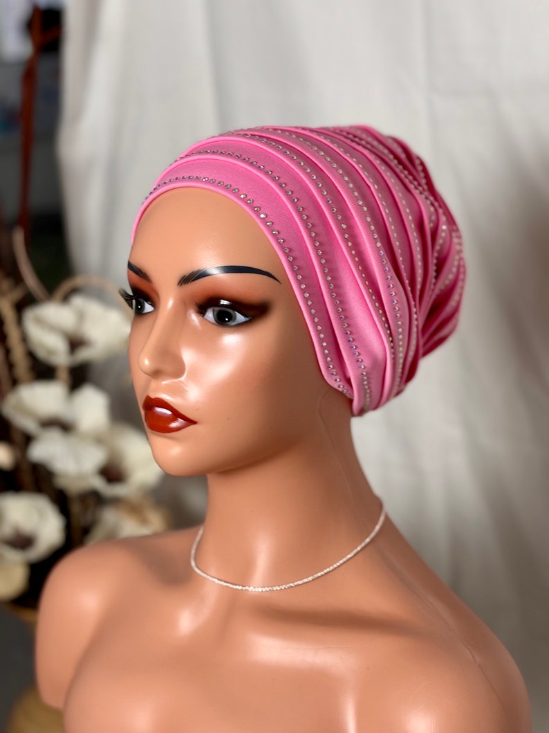 Embellished Turban With Swarovski Stones | One Size Fits All | Luxury ...