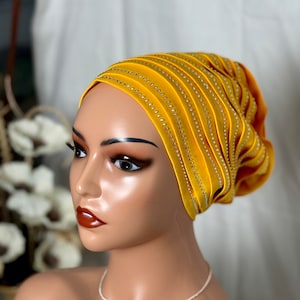Embellished Turban With Swarovski Stones | One Size Fits All | Luxury ...