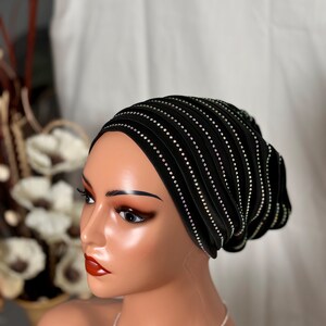 Embellished Turban With Swarovski Stones | One Size Fits All | Luxury ...
