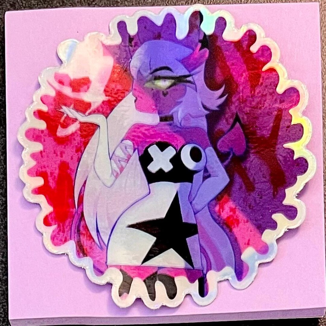 Verasika Holographic Sticker - Etsy