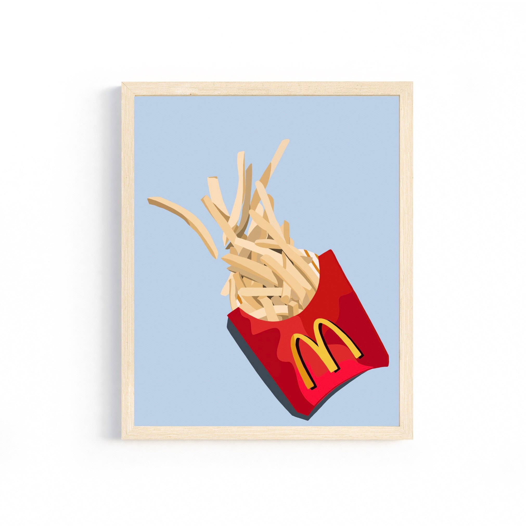 Mcdonalds Fries Drawing