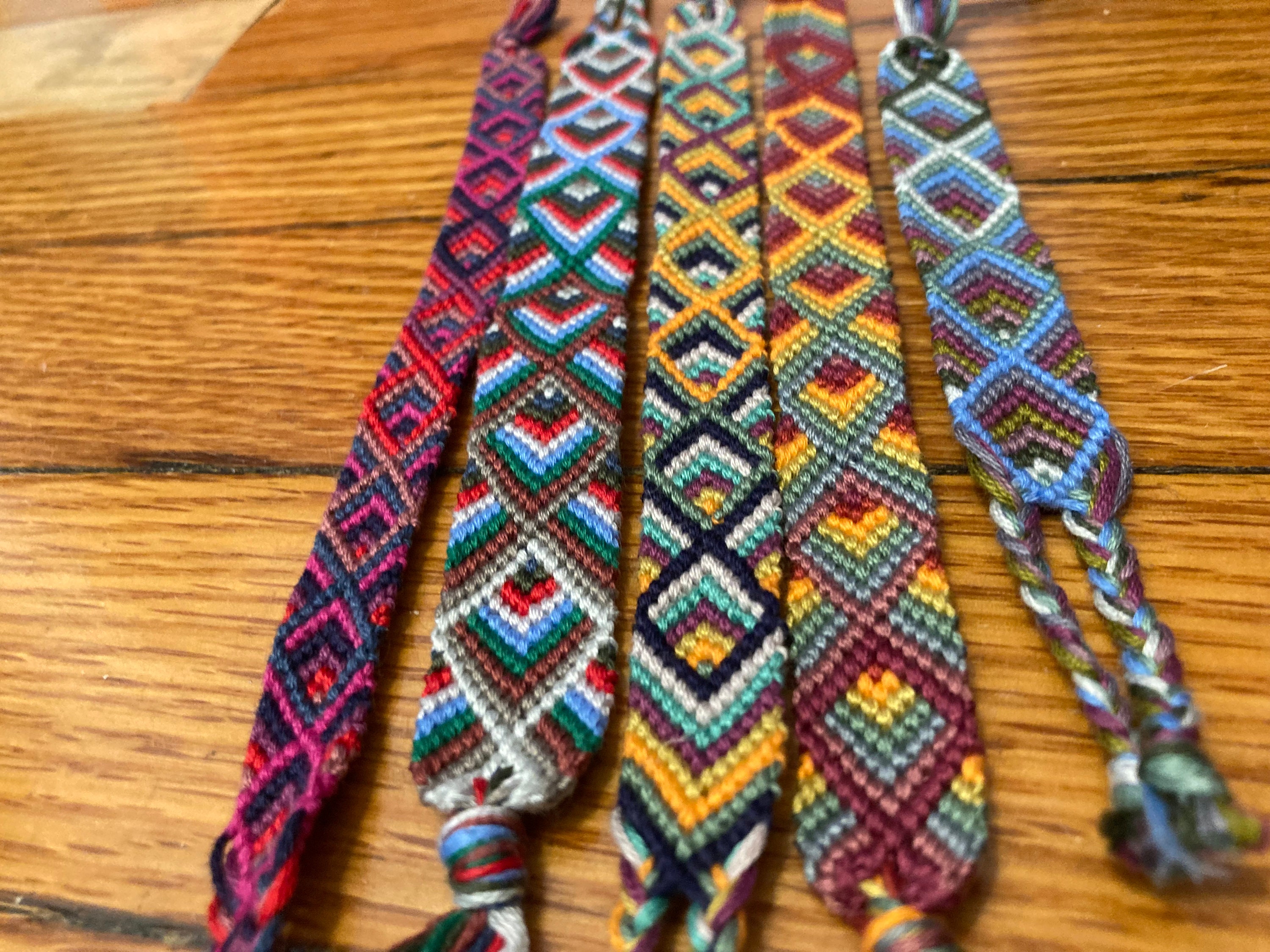 Alpine Colors Fish Friendship Bracelet - Etsy
