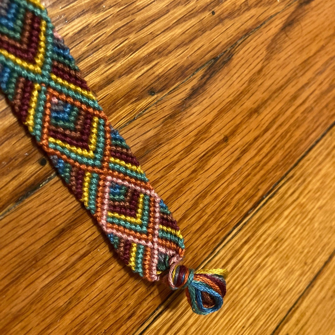 Fall Foliage Fish Friendship Bracelet - Etsy