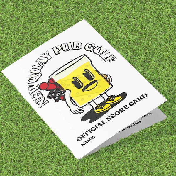 Pub Golf Template - Etsy UK