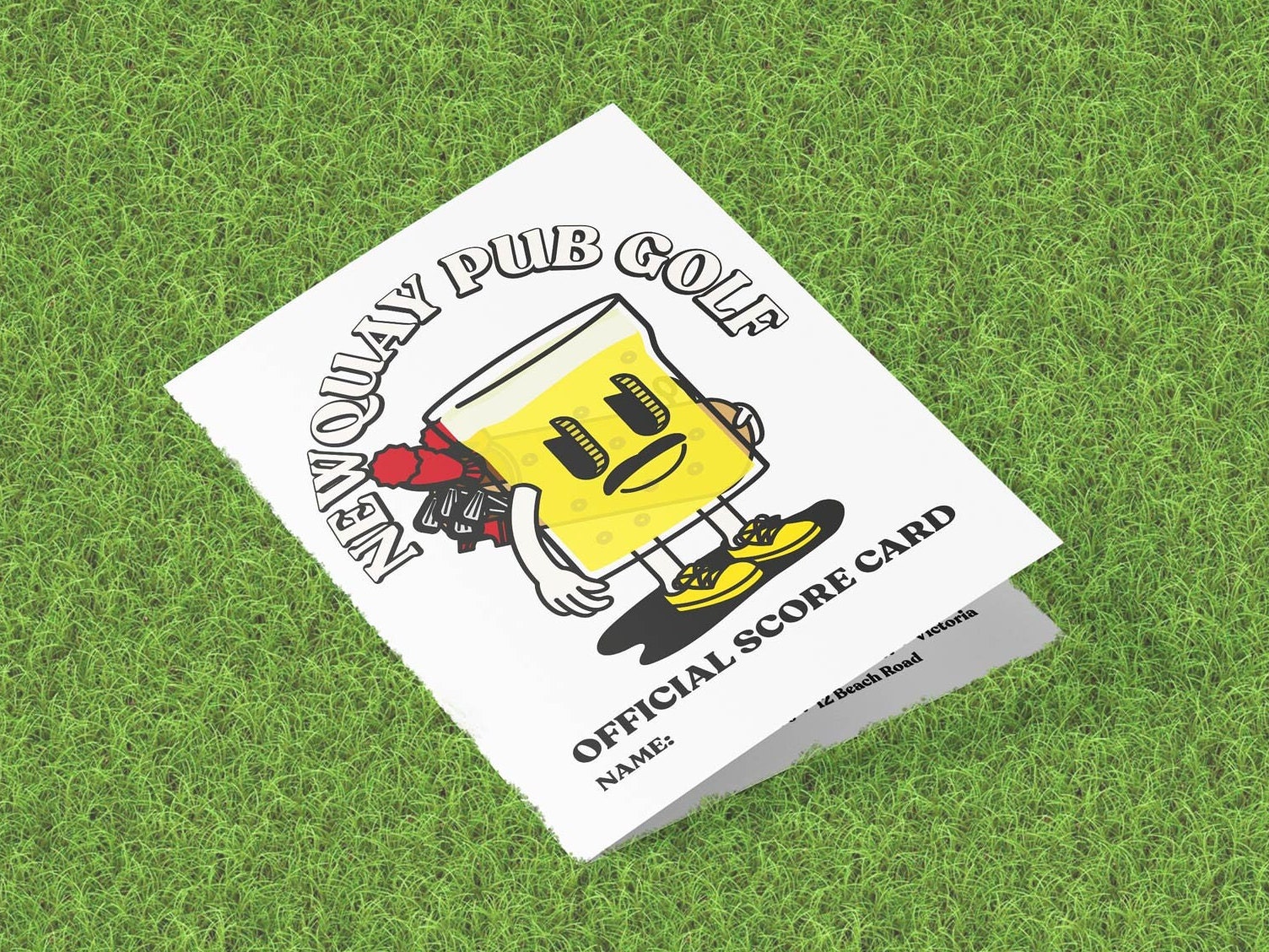 Custom Pub Golf Scorecard (digital Download) - Etsy