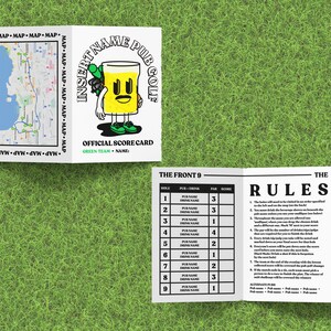 Custom Pub Golf Scorecard (digital Download) - Etsy