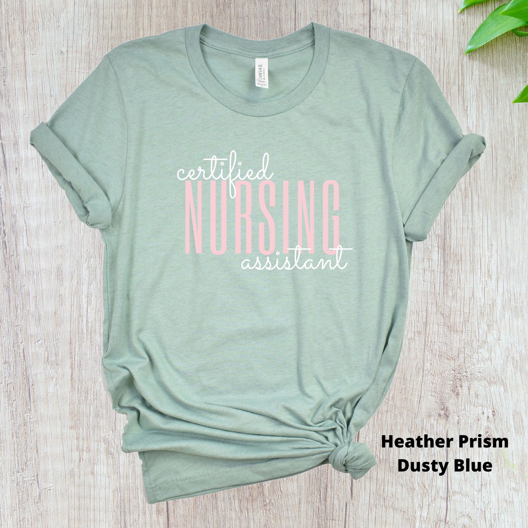 Certified Nursing Assistant Pink Font and Cursive Handwriting, CNA ...