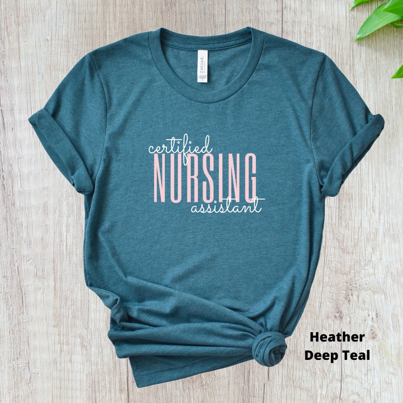 Certified Nursing Assistant Pink Font and Cursive Handwriting, CNA ...