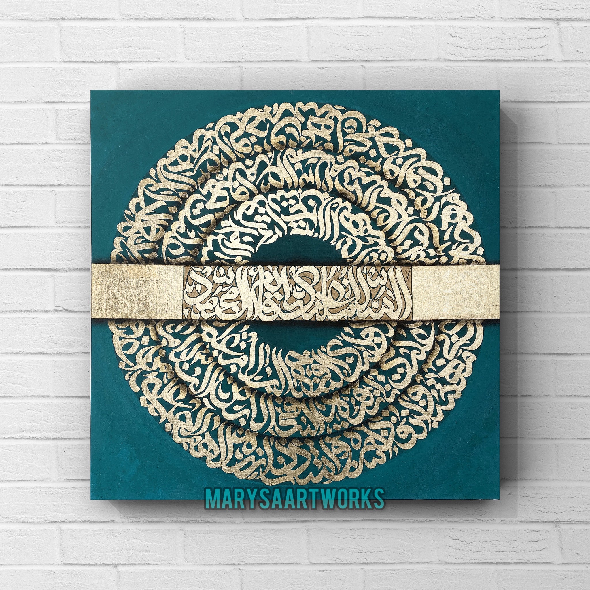 Persian Calligraphy,goldleaf Art, Islamic Art,original Calligraphy Art ...