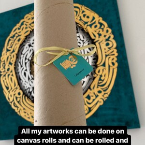 Carousel Letters, Persian Calligraphy, Modern Art, 3D Art, 3D ...