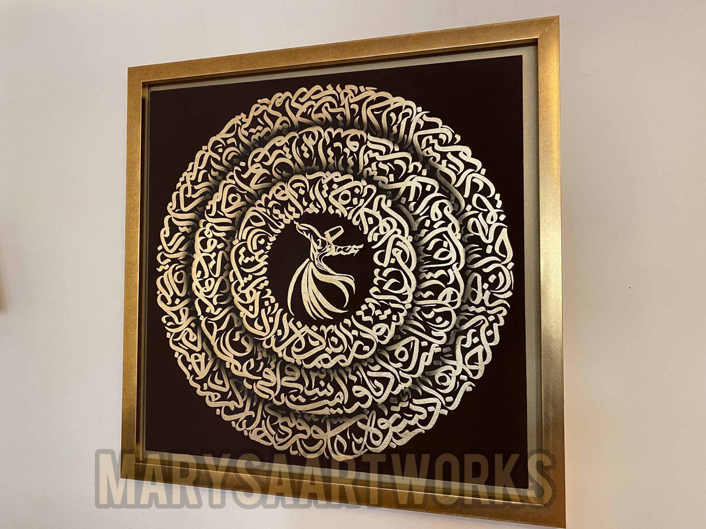 Sama Dance, Original Persian Calligraphy Rumi Poem - Etsy