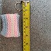 LGBTQ Trans Pride Flag Keyring Hand Knitted Transgender Mini Cushion ...