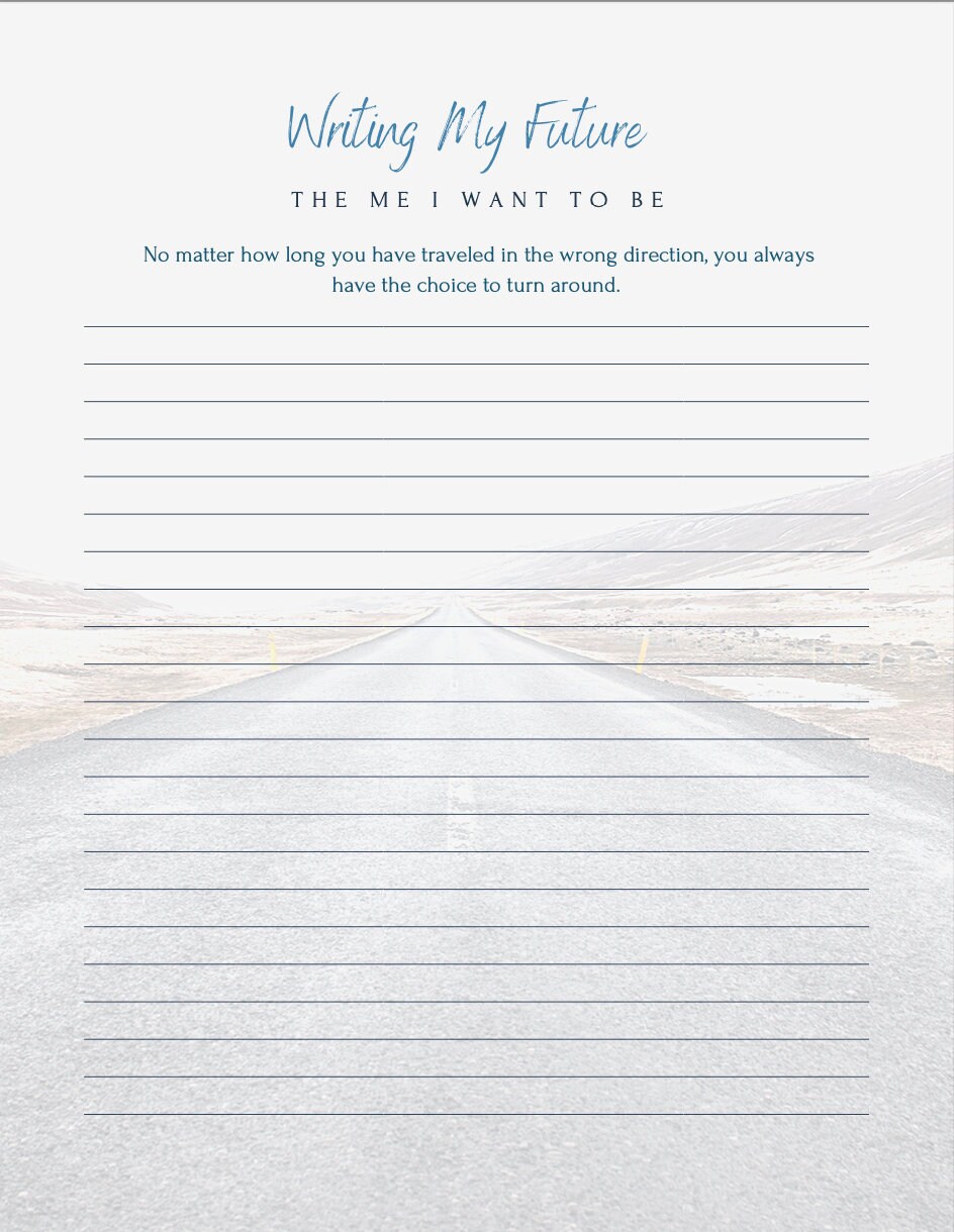 Writing My Future/ Digital Journal/ Thought Organizer/ Self Improvement ...