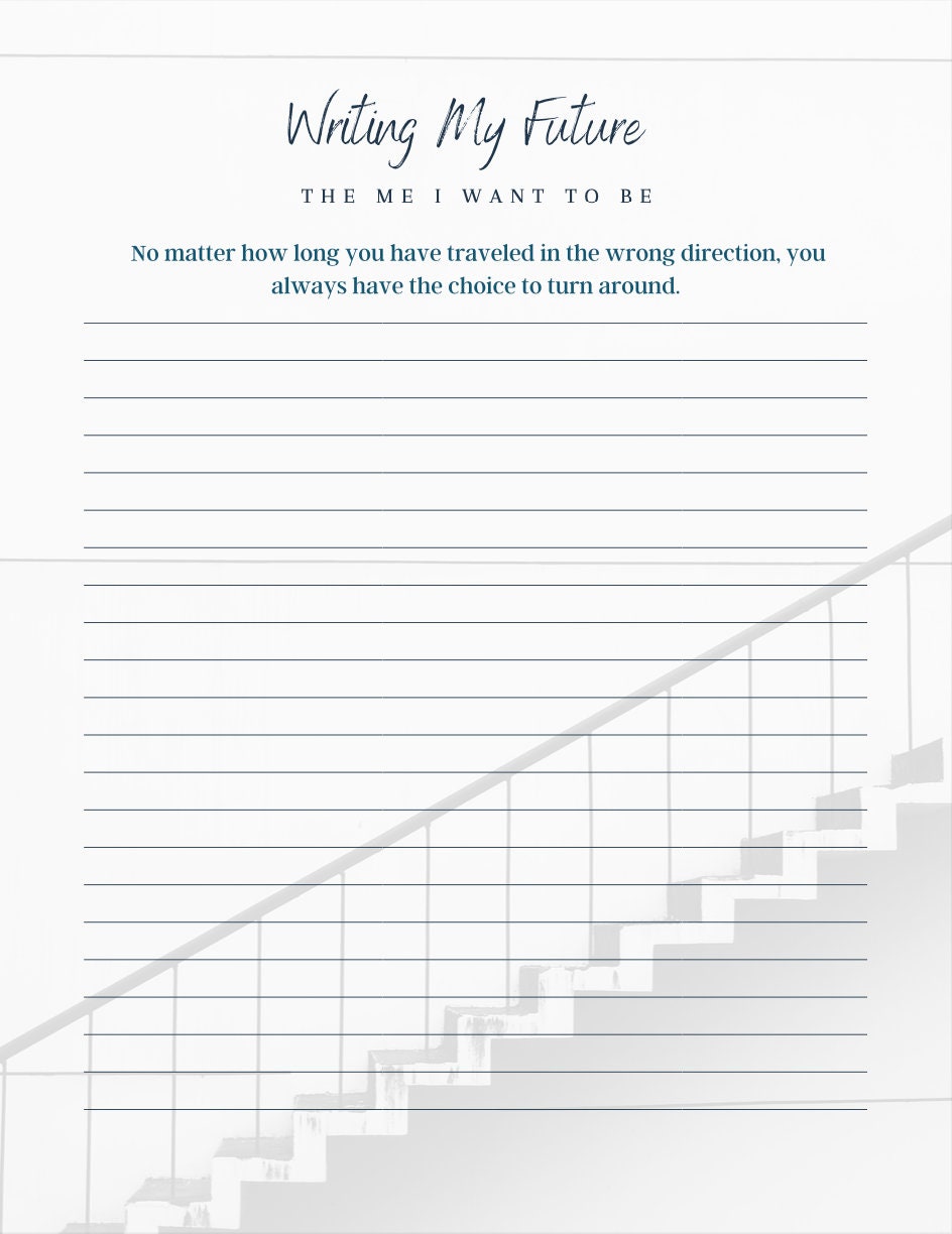 Writing My Future/ Digital Journal/ Thought Organizer/ Self Improvement ...