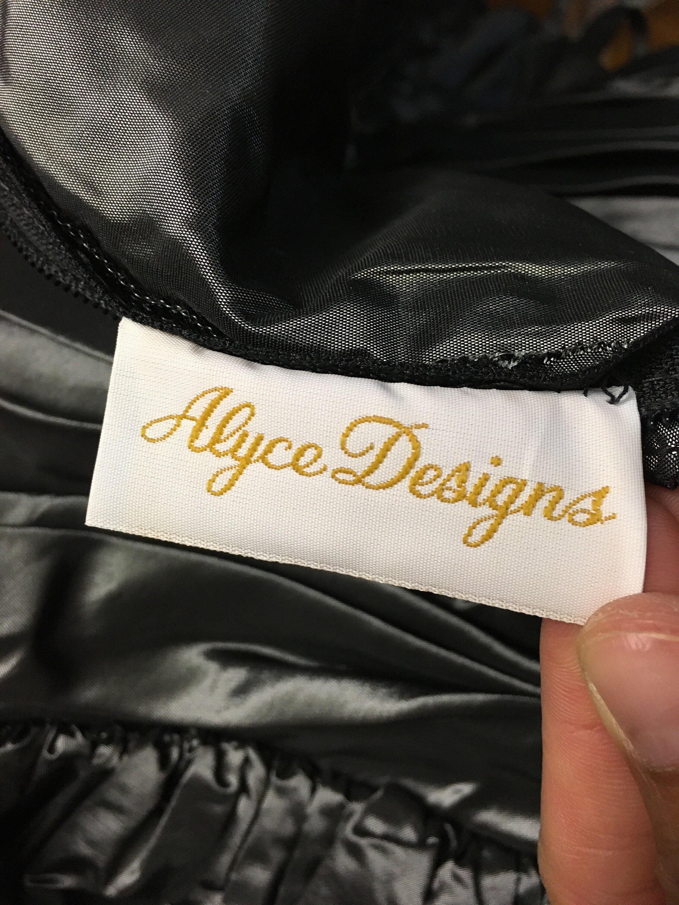 Vintage Alyce Designs 80s Metallic Grey Charcoal Chrome Reflective ...