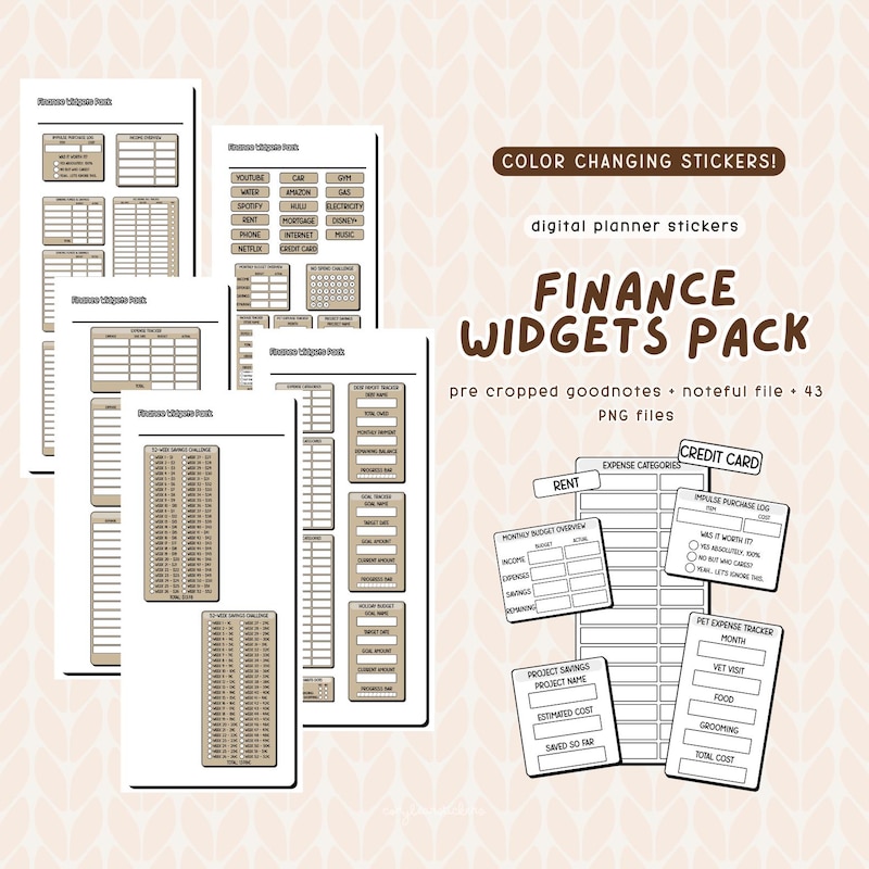Finance Stickers - Etsy