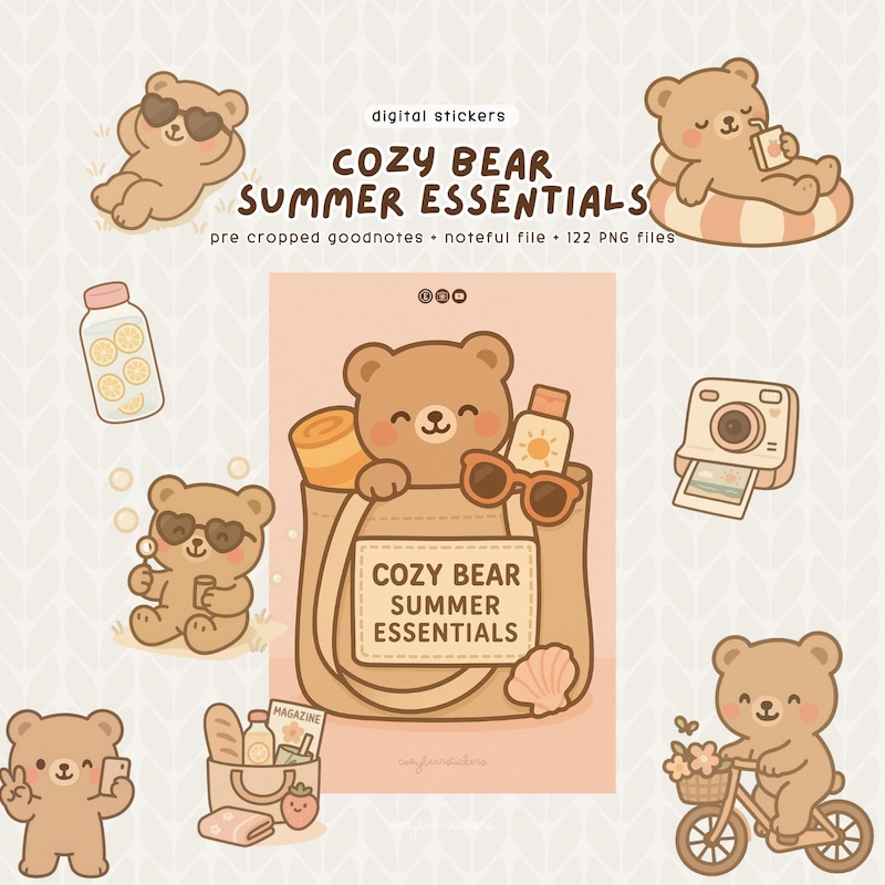 Bears Collection Sticker - Etsy