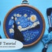 Starry Night PDF Embroidery Art Tutorial for Hand Embroidery, Van Gogh ...