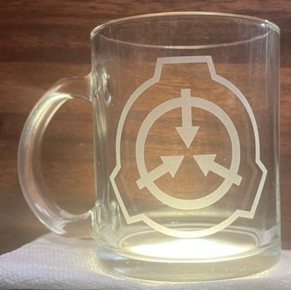 SCP Foundation / UIU / MC&D Logos Etched Glass Mugs - Etsy Canada
