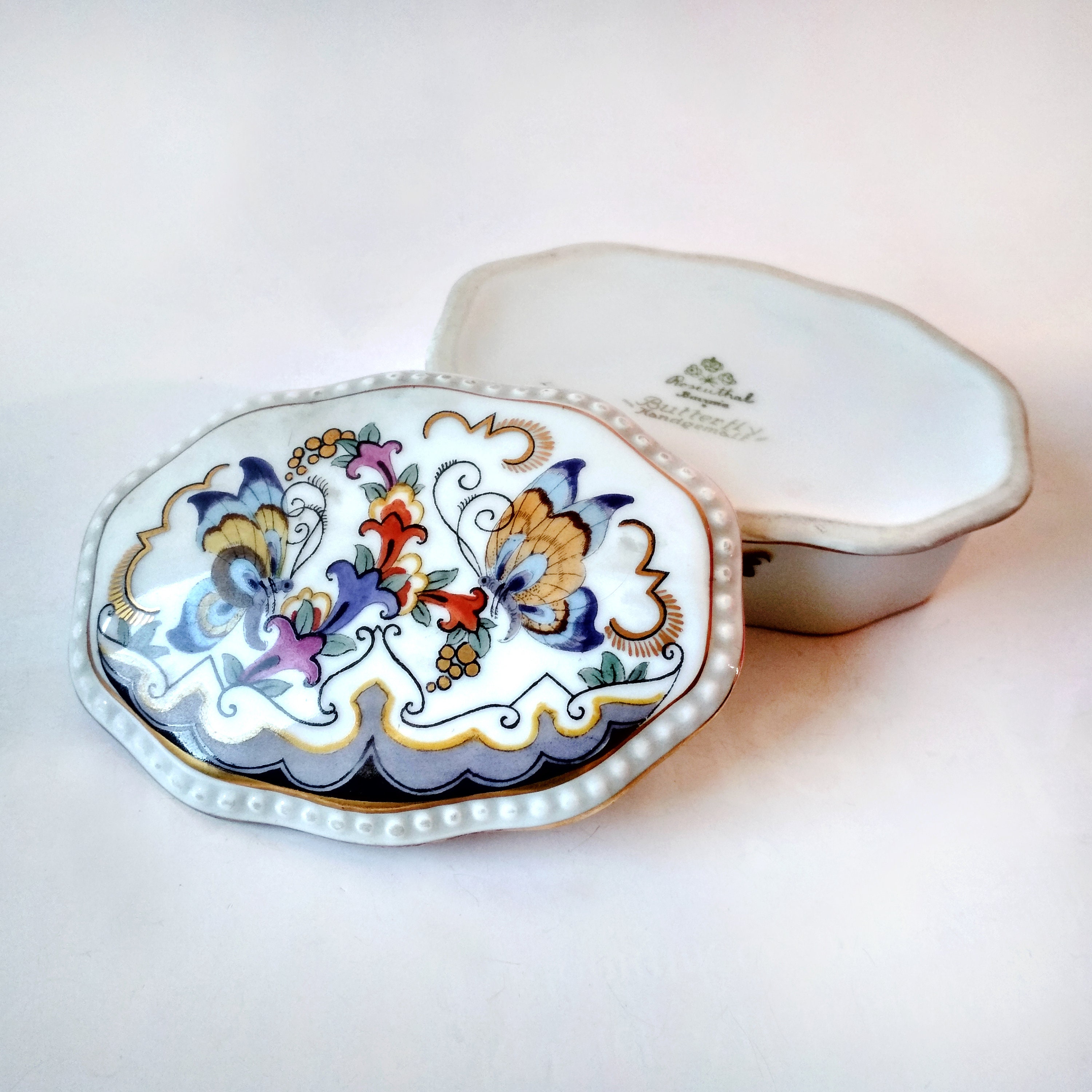 Fine Art Ceramics Antique Kurt Wendler Rosenthal Butterfly Rare ...