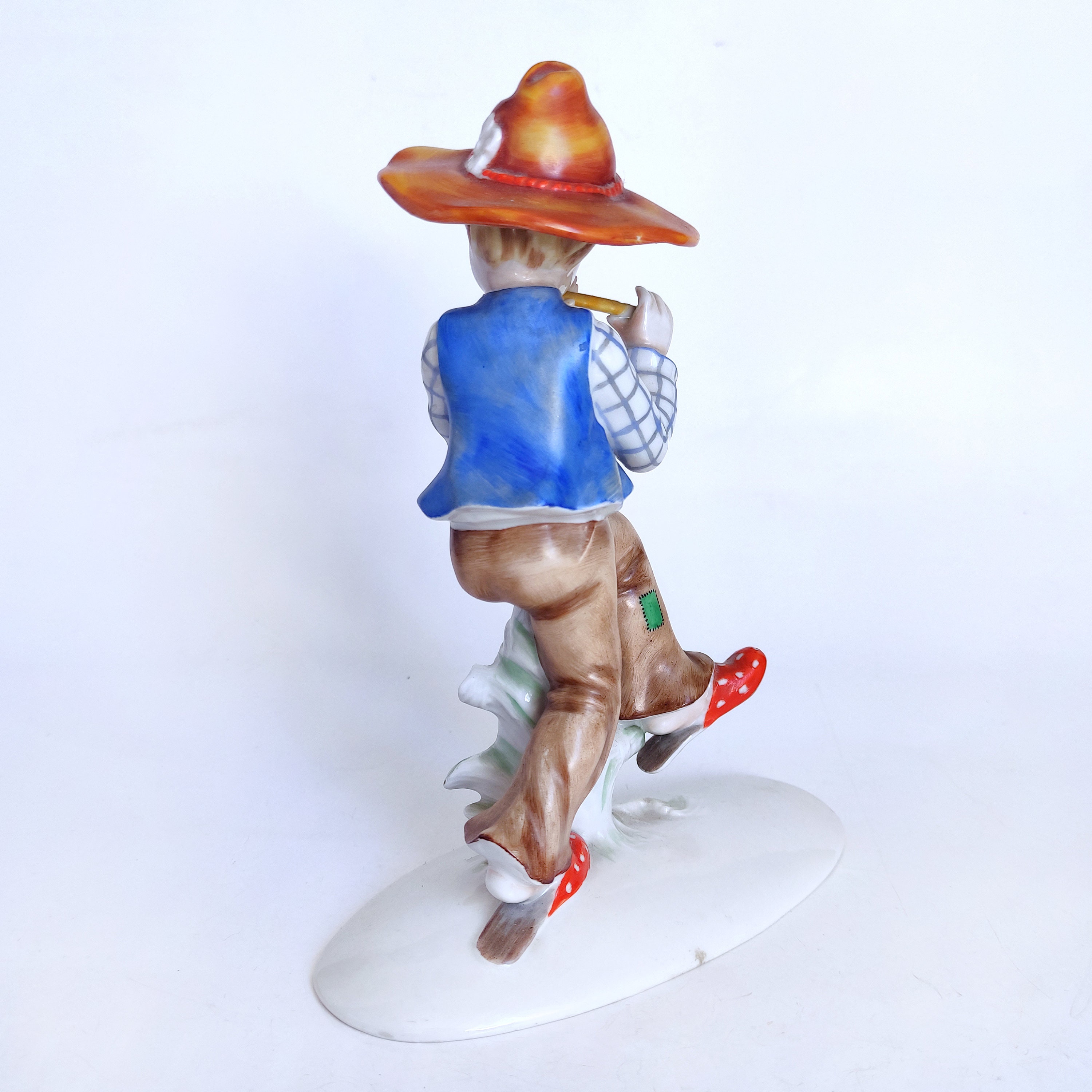 Rare Vintage Metzler & Ortloff Porcelain Figurine Boy With the Flute ...