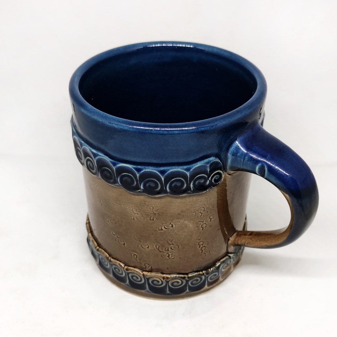 Vintage Rosenthal Studio Linie Brown Blue Ceramic Beer Mug 0,5l Bier ...