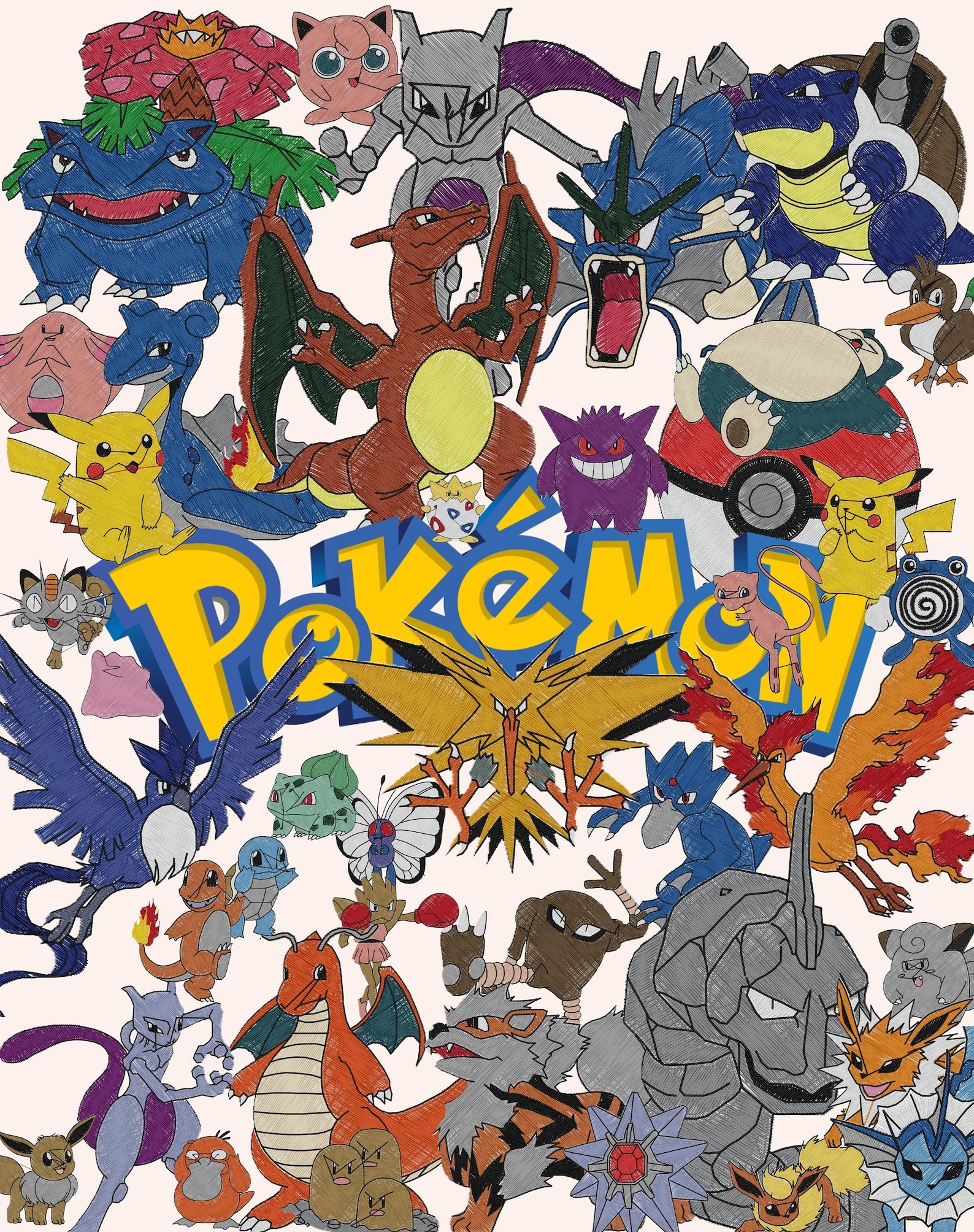Top Selling Pokemon Embroidery Designs Pack With 41 Pokemons - Etsy