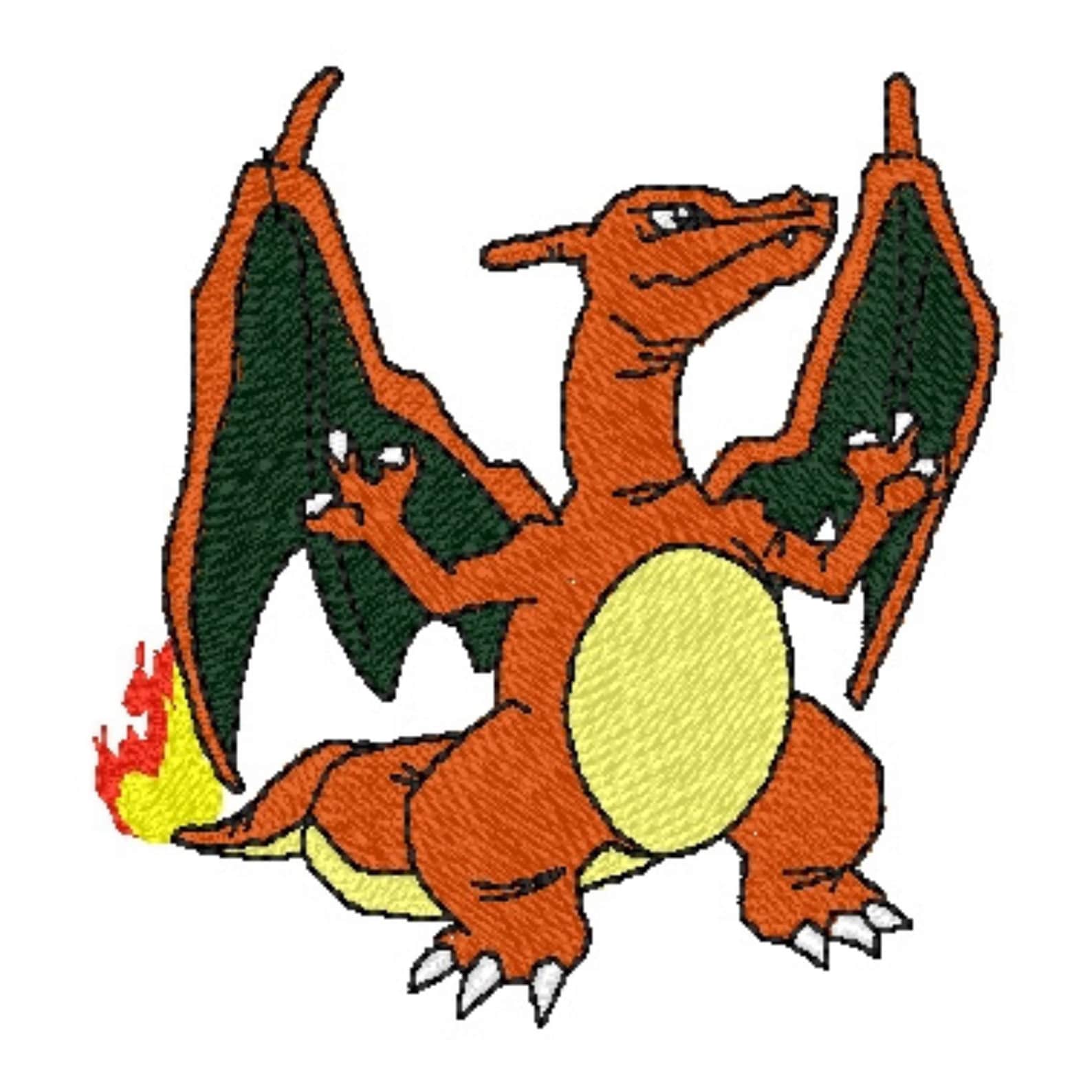 Top Selling Charizard Embroidery Design Zip With 9 Files - Etsy