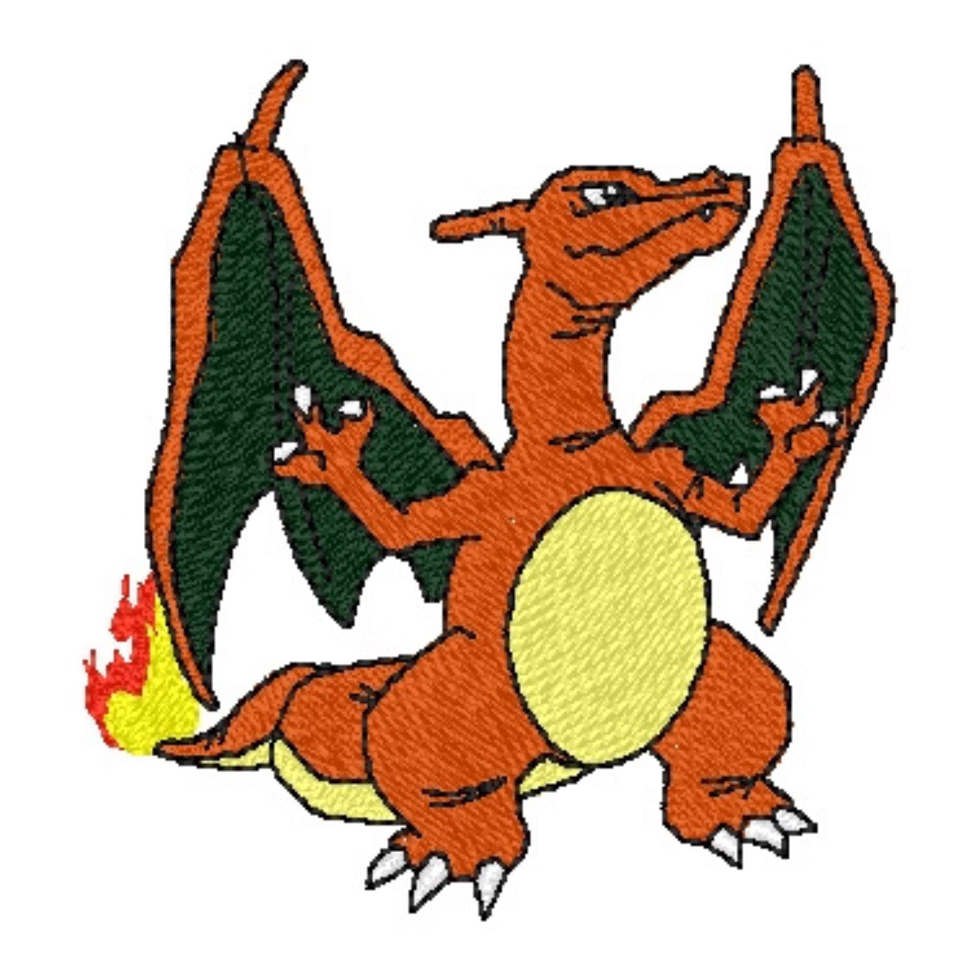 Top Selling Charizard Embroidery Design Zip With 9 Files - Etsy