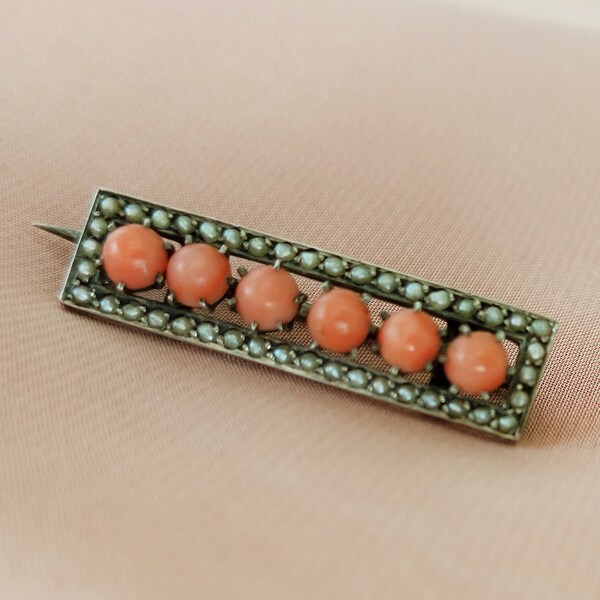 Coral Pin - Etsy