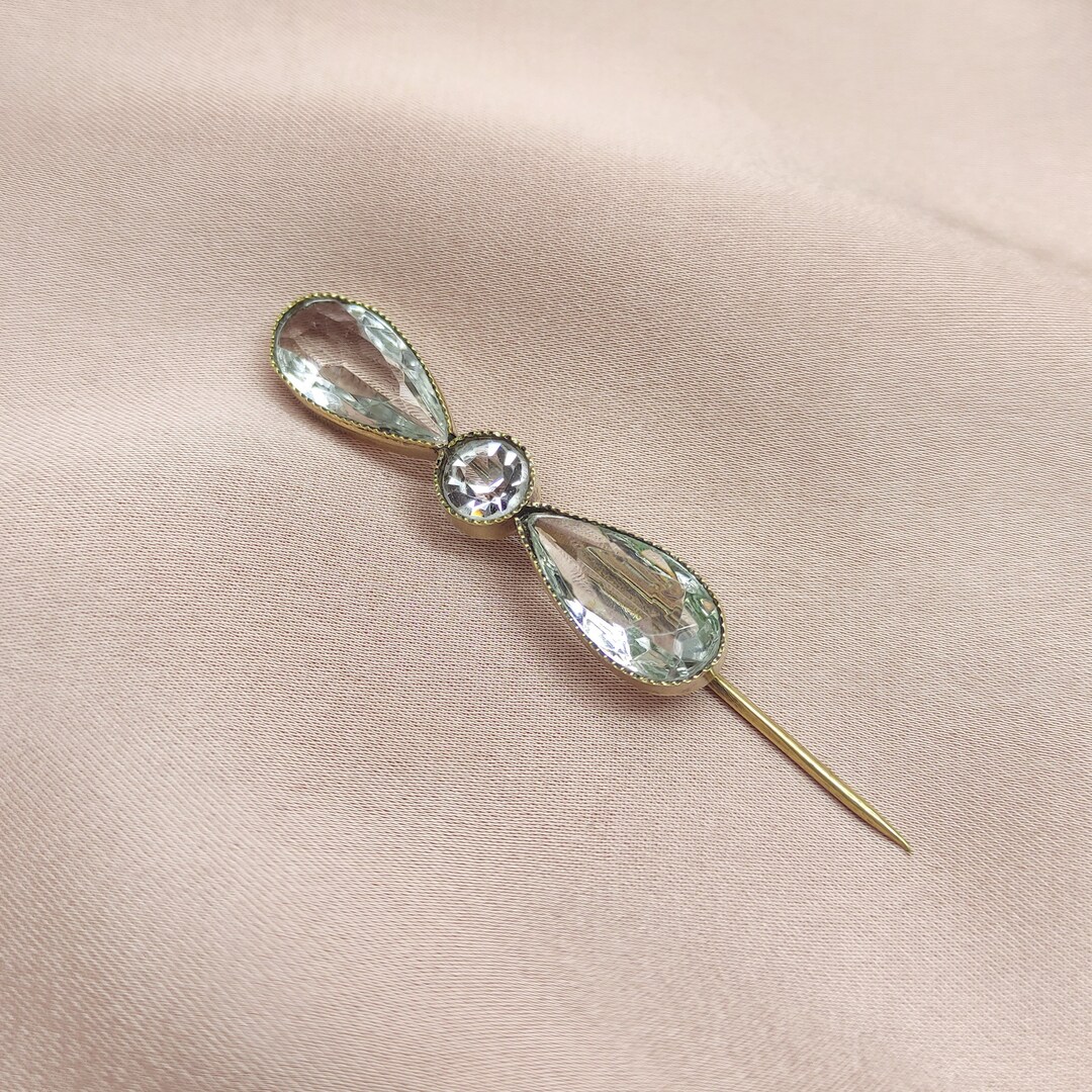 Gorgeously Sparkly Art Deco Airplane Propeller Paste Brass Novelty ...
